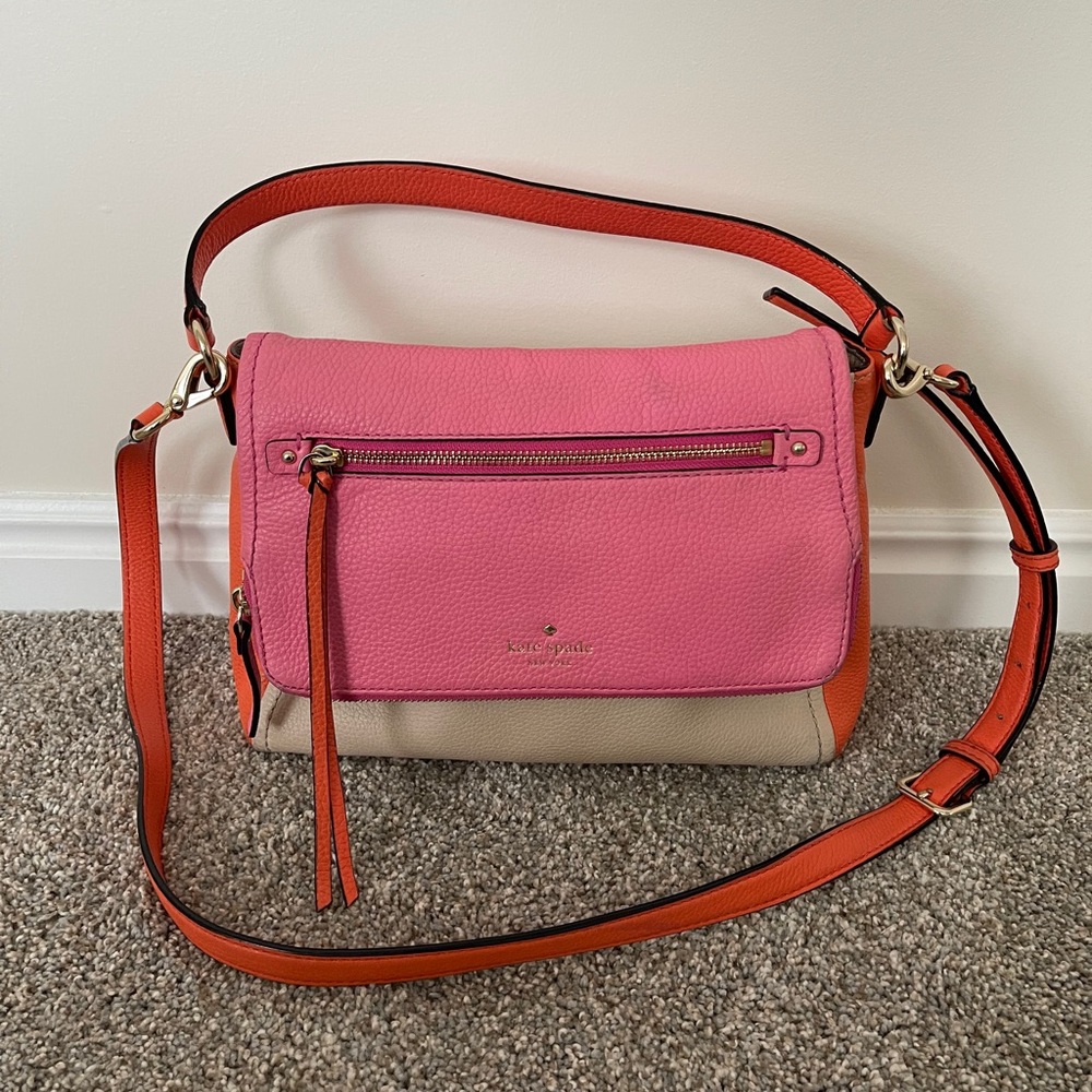 Kate Spade Pink & Orange Bag - Gem